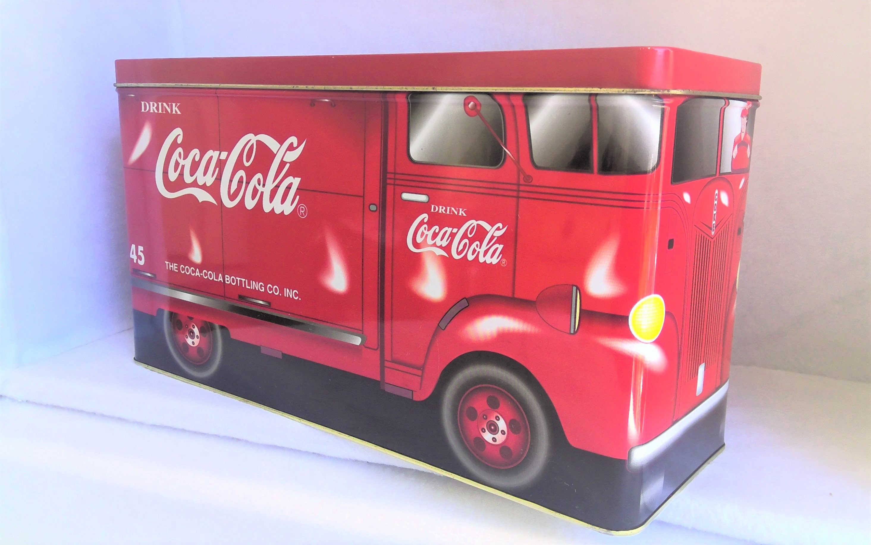 Coca-cola Popcorn Bus Tin - Etsy