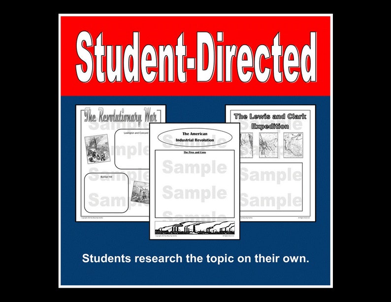 American History Notebooking Pages Covering Colonization to ...