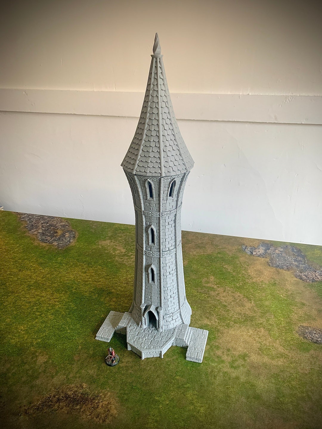High Elf Wizards Tower 28mm Fantasy Elven Miniature Terrain Scenery RPG ...