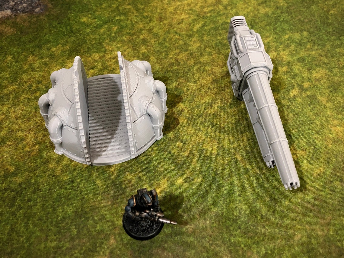 ORBITAL GUN 28mm Sci Fi Artillery Terrain Warhammer 40k Kill | Etsy