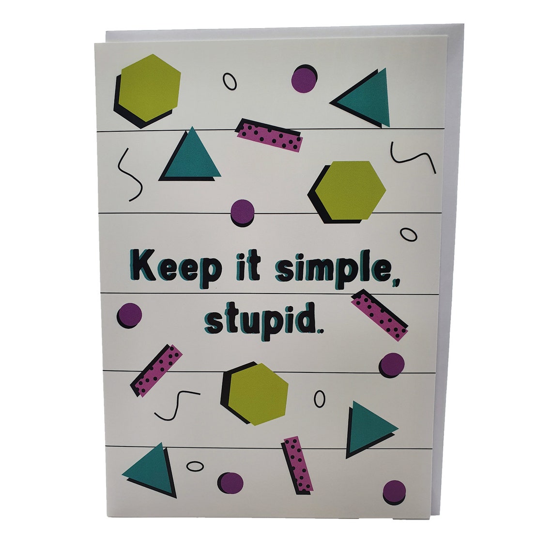 Keep It Simple Stupid - Sobriety Greetings Card - Etsy Italia