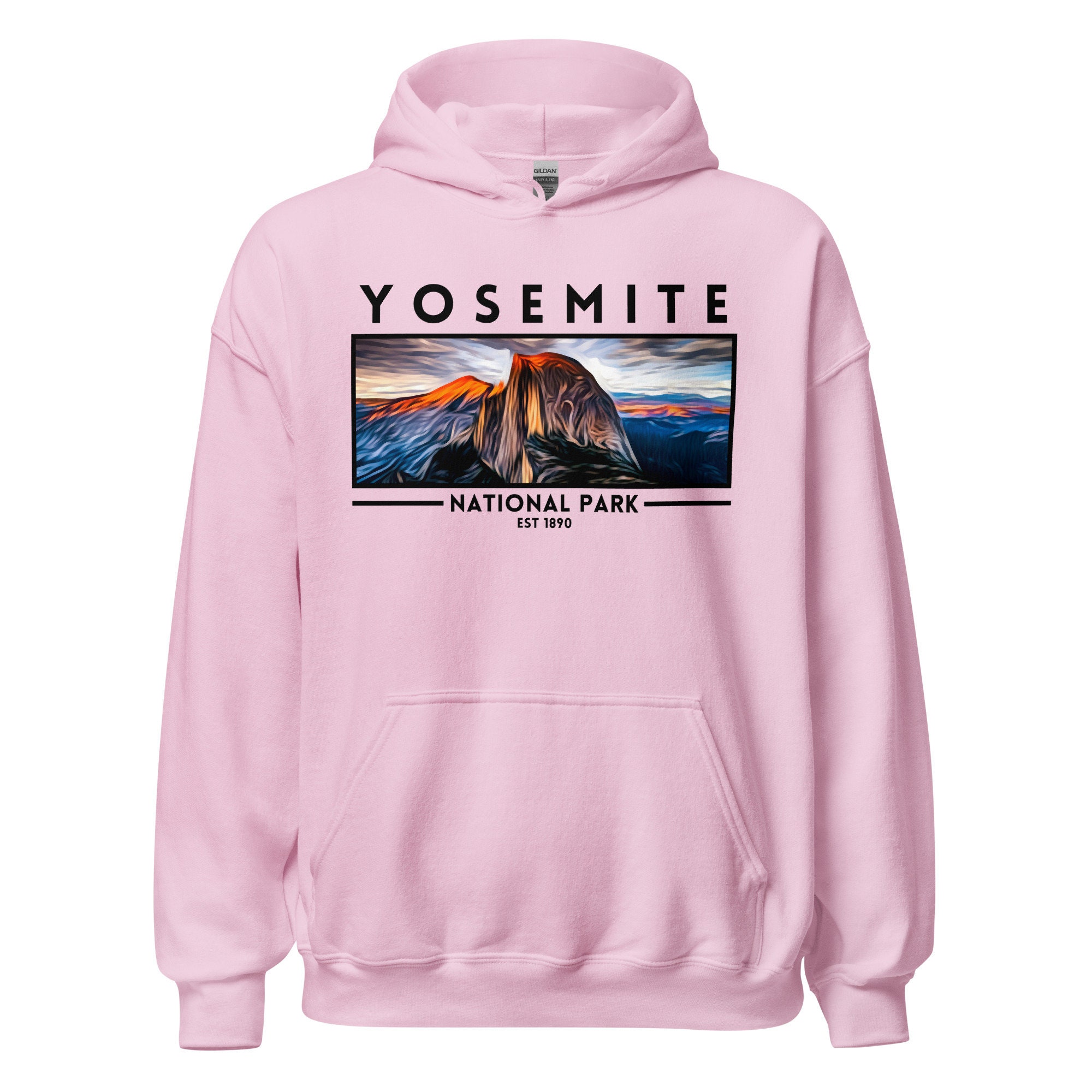 Yosemite Hoodie Featuring Yosemite National Parks Half Dome - Etsy