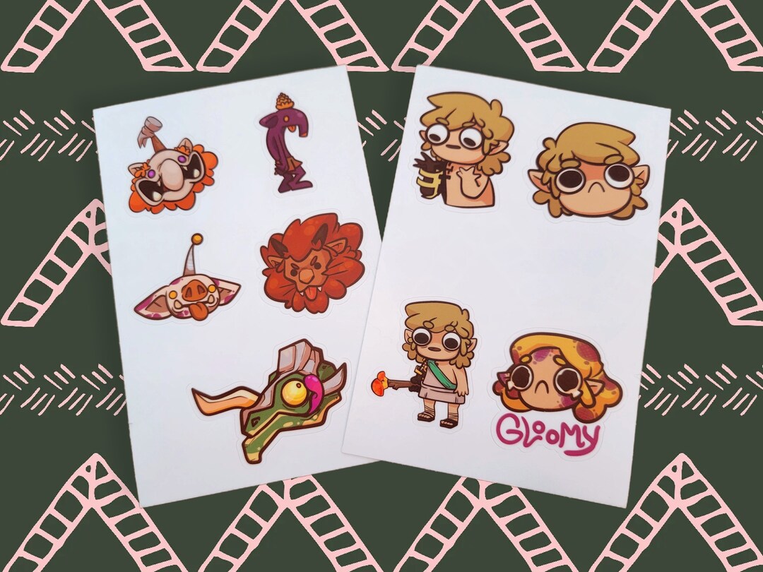 TOTK Heroes Monsters Sticker Sheets - Etsy