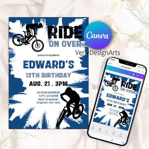 Mountain Bike Party - Etsy