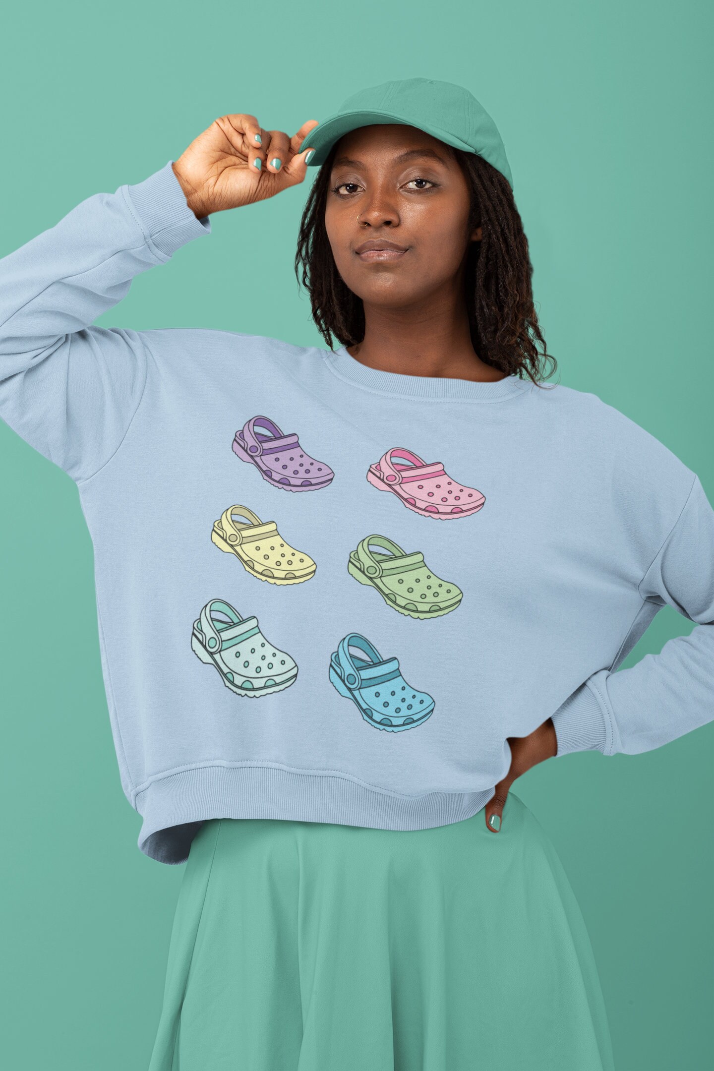 Crocs Sweatshirt Crocs Lover, Slipper Lover Sweatshirt, Crocs Gift for ...