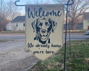 Labrador Welcome Sign - Etsy