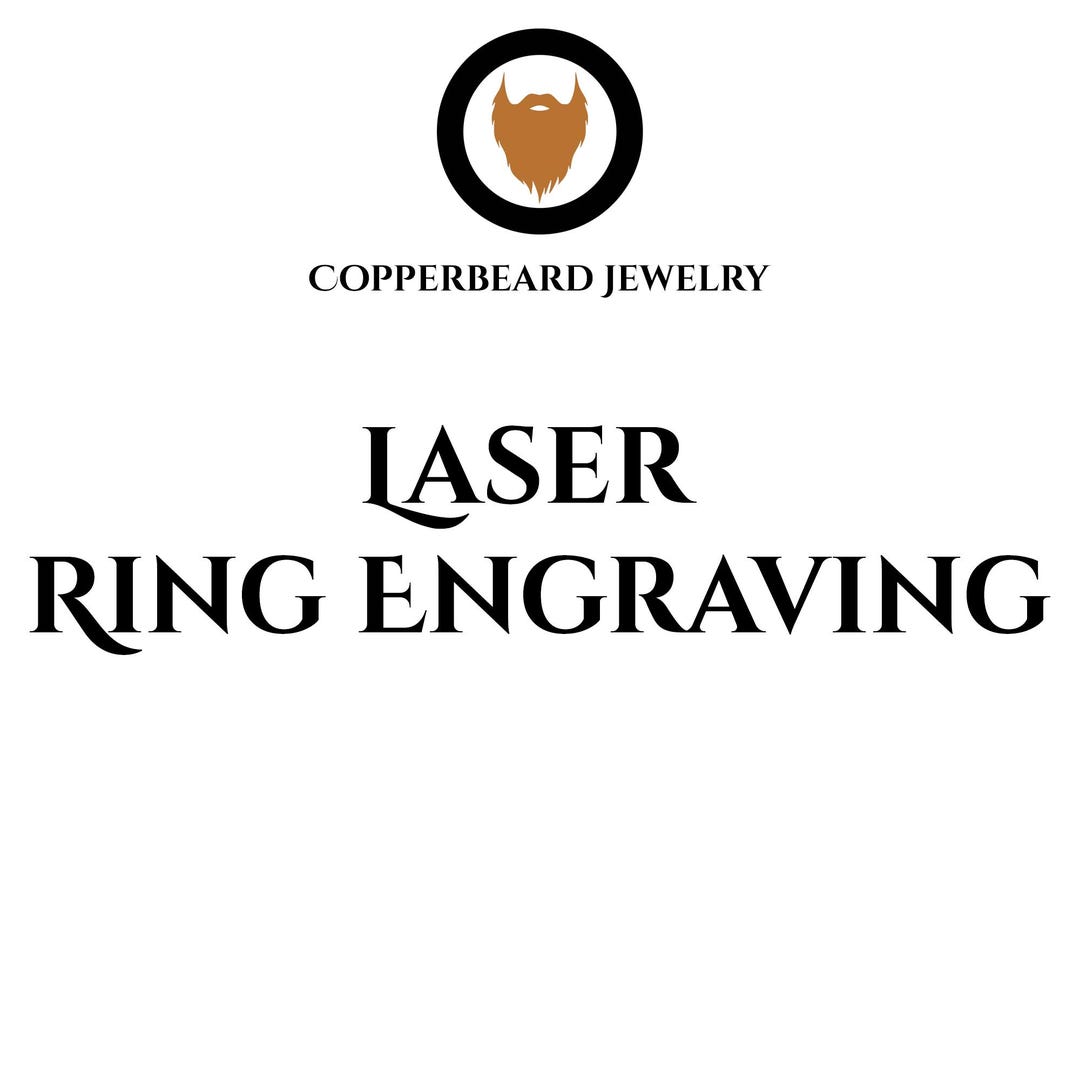 Laser Ring Engraving | Ring Engraving Service for Orders - Etsy