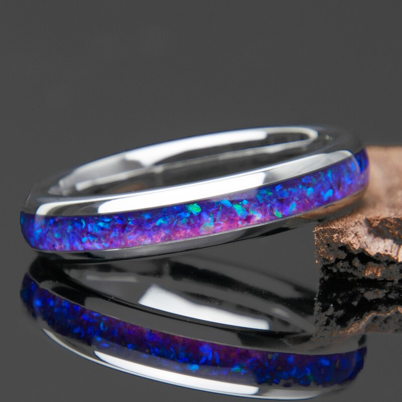 Purple Wedding Ring - Etsy