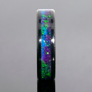 Deep Space Glow Band Ring | Blue Band Ring | Sci-fi Fan Ring | Outer ...