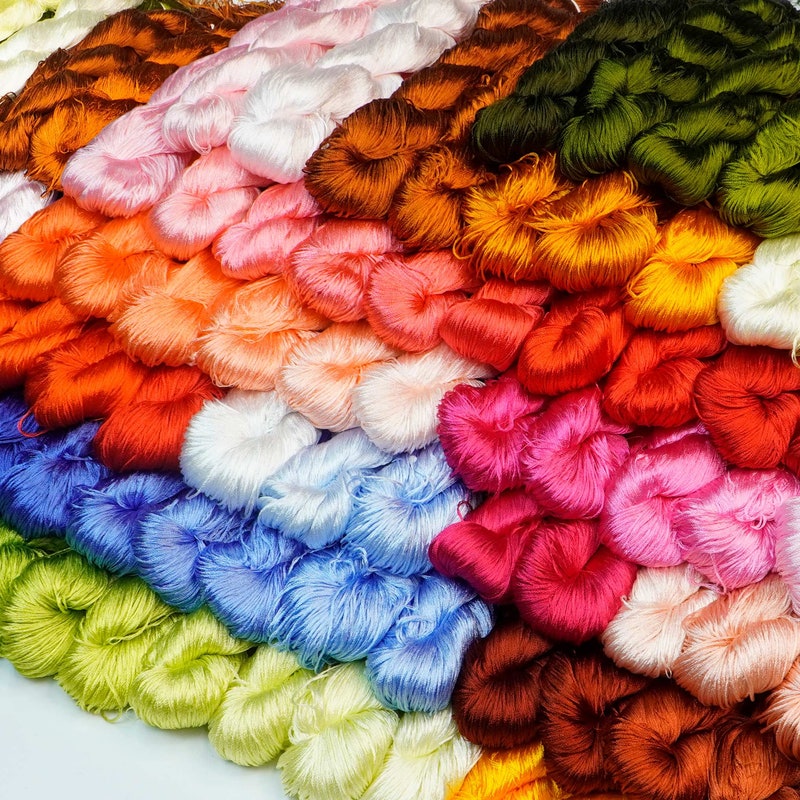 Dyed Griffin Silk Thread - Etsy