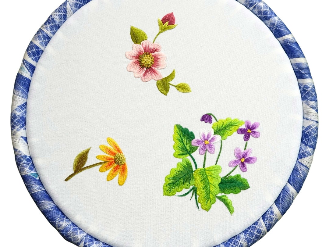 KIT233 Embroidery Kit, 03 Beautiful Floral Embroidery Designs, Plus 30% ...