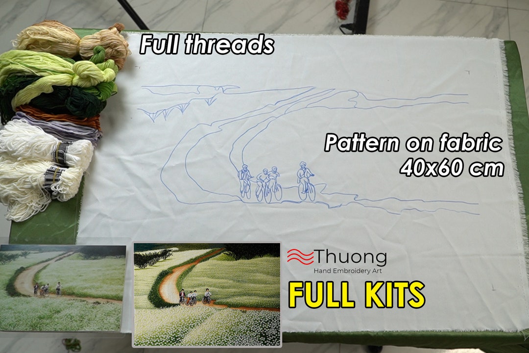 KIT 14 Hand Embroidery More 30% Threads - Etsy