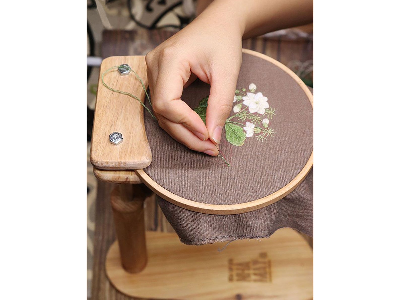 Wooden Embroidery Frame TEB100 Using Clamp and Available | Etsy