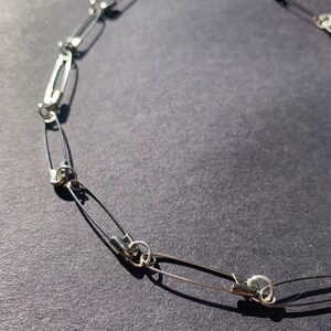 Safety Pin Chain/ Safety Pins Necklace - Etsy