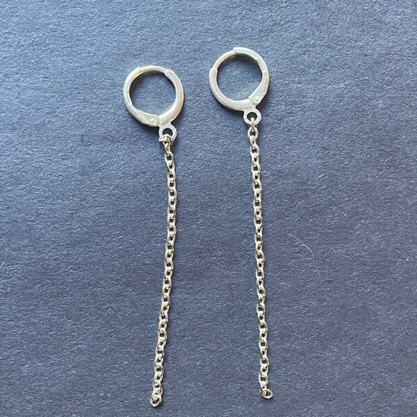 Chain Drop Earrings - Etsy