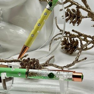 Turtle Pond Float Pen. Swimming Tiny Turtle Snow Globe Pen. Turtle ...