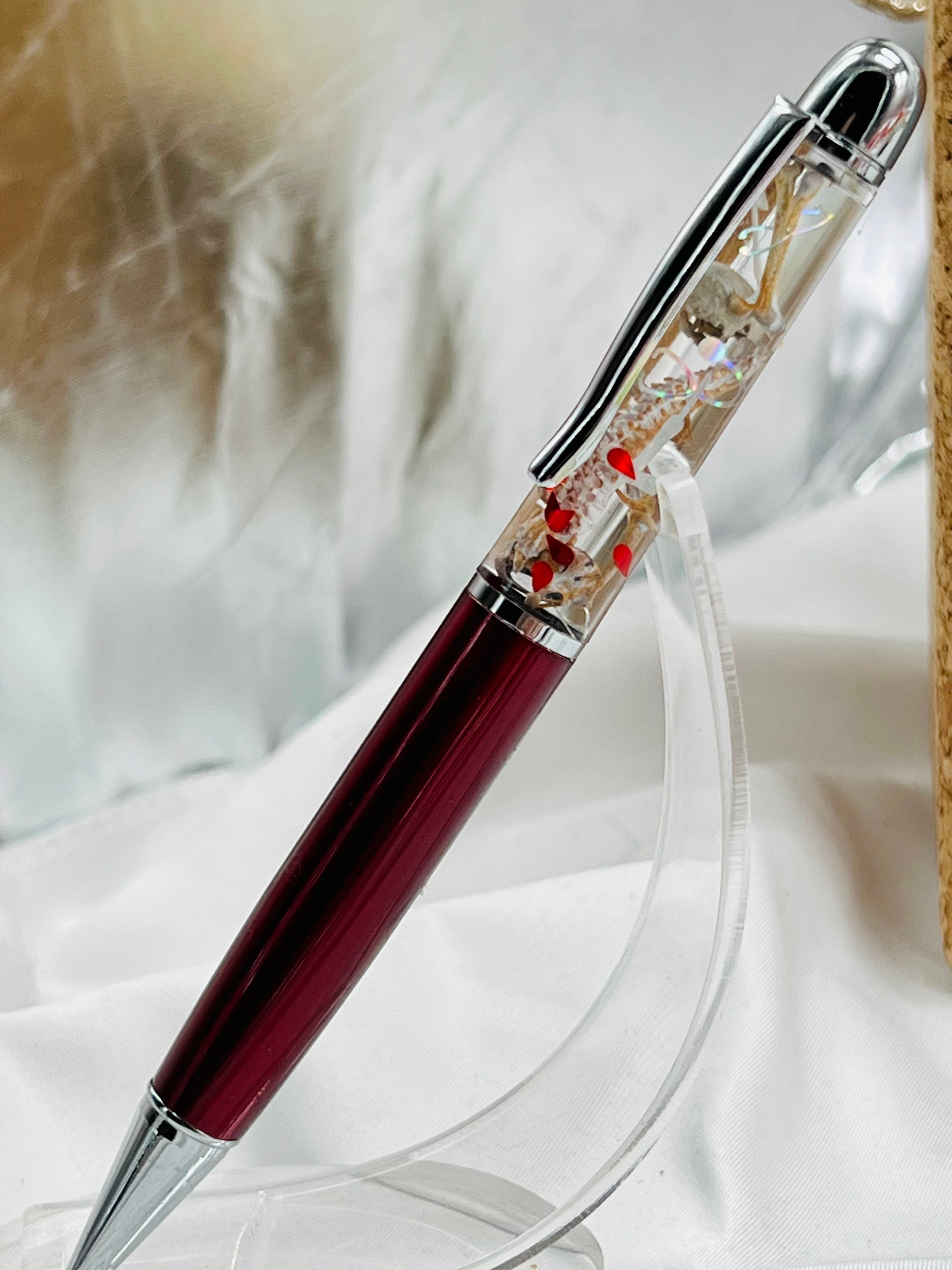 Human Anatomy Float Pen. Miniature Skeleton Bones Medical Pen. - Etsy