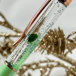 Turtle Pond Float Pen. Swimming Tiny Turtle Snow Globe Pen. Turtle ...