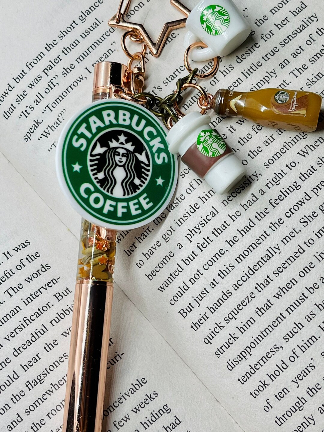 Coffee Float Pen. Be EXTRA Star Coffee Lovers Snow Globe Glitter Pen ...