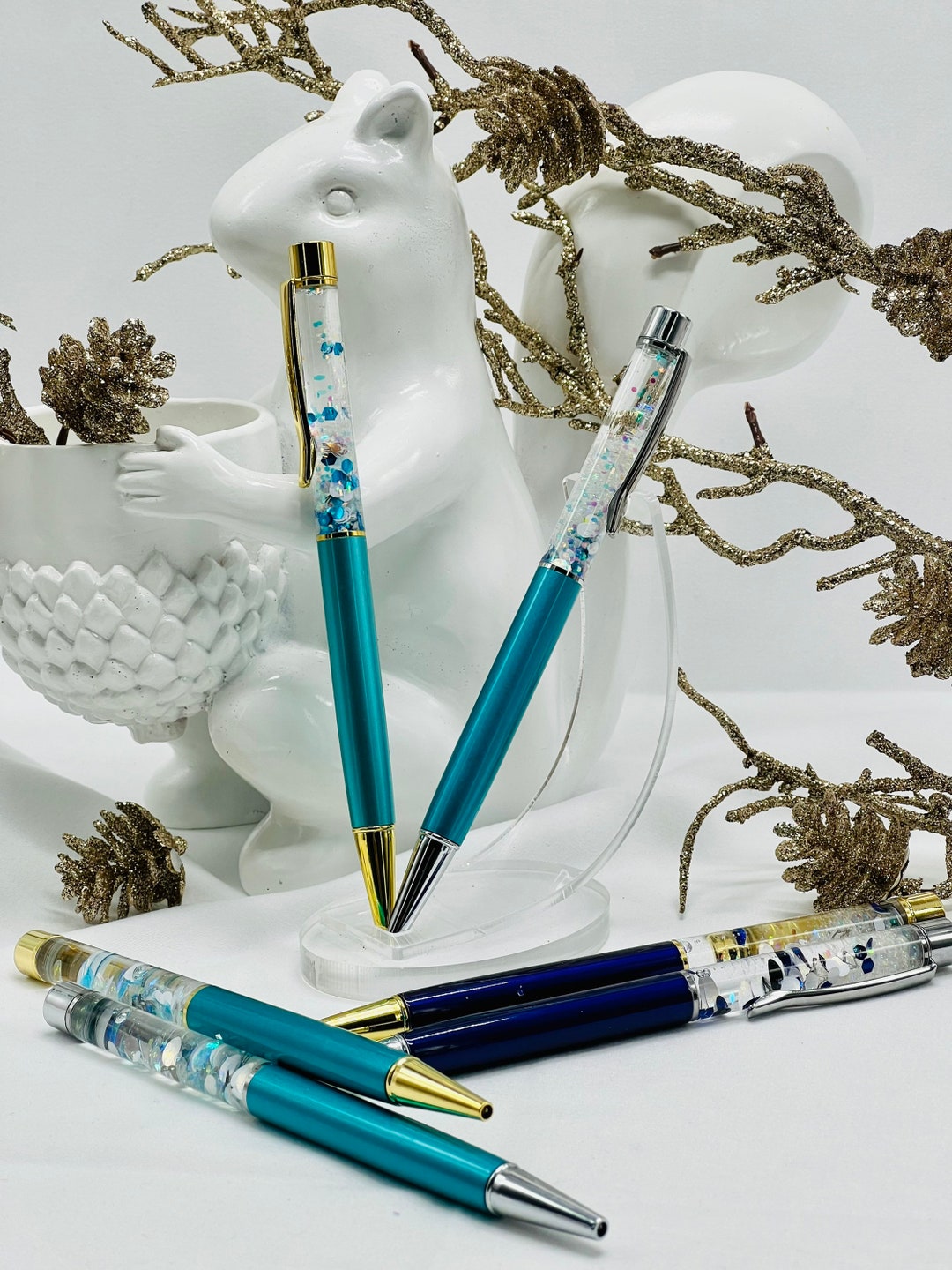 Zodiac Float Pen. Zodiac Signs Snow Globe Glitter Pens. Cancer ...