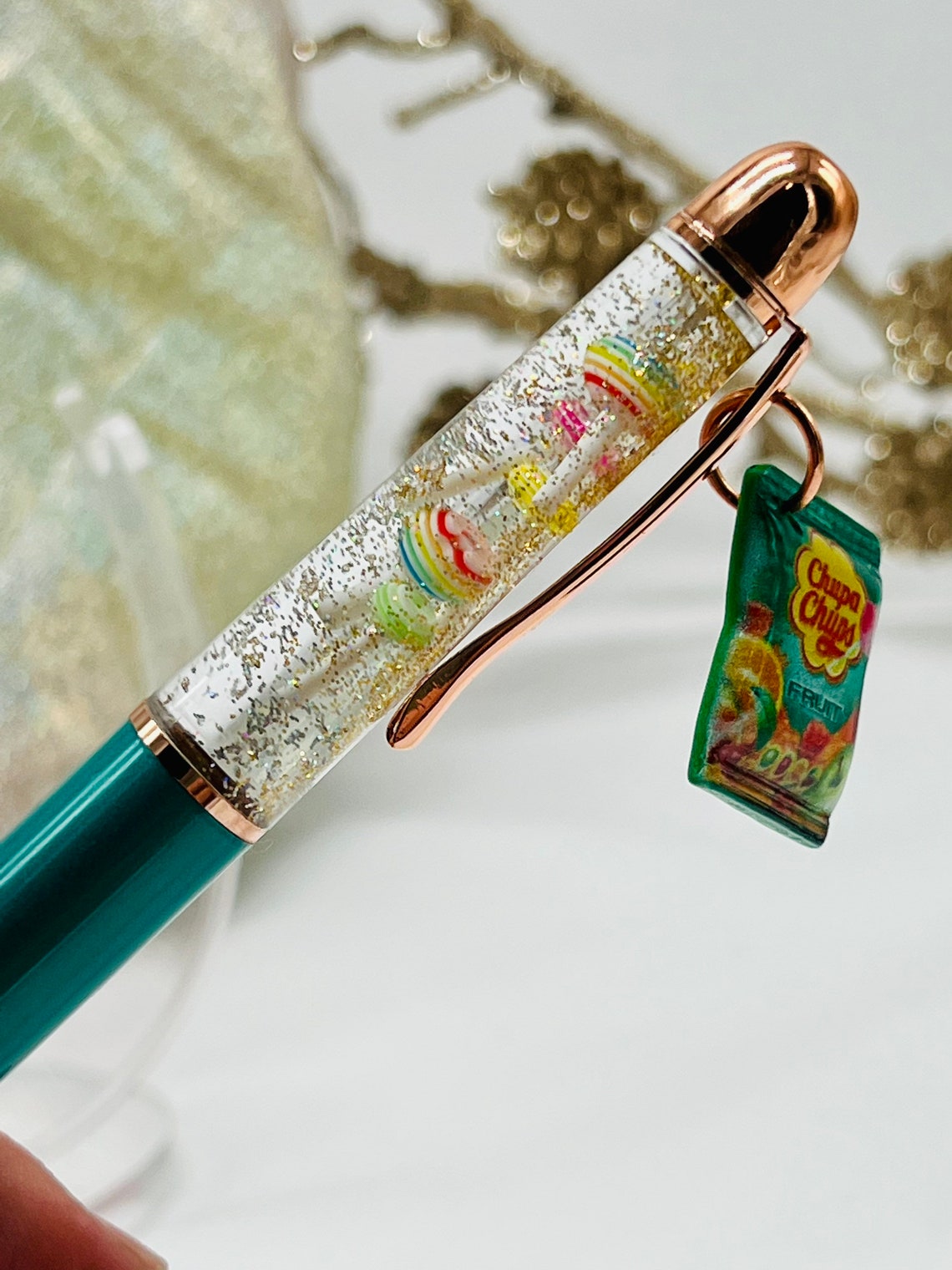 Lollipop Float Pen. Cult Classic Nostalgic Candy Charm Snow - Etsy