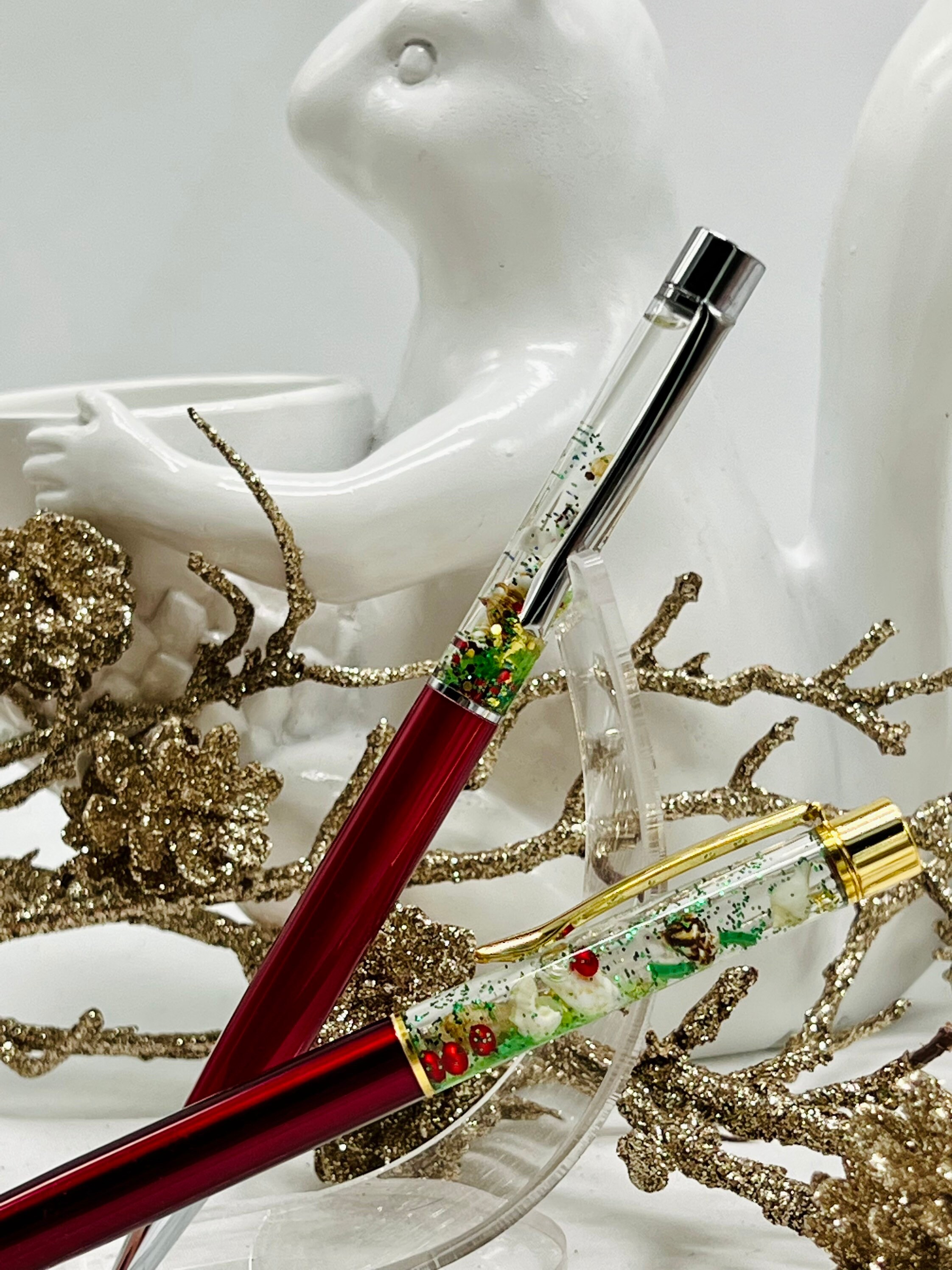 Christmas by the Sea Float Pen. Nautical Seashells Mistletoe - Etsy