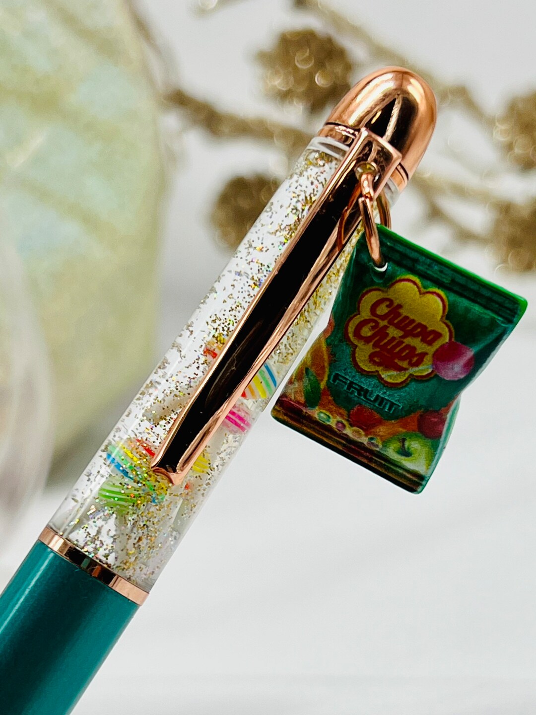 Lollipop Float Pen. Cult Classic Nostalgic Candy Charm Snow - Etsy