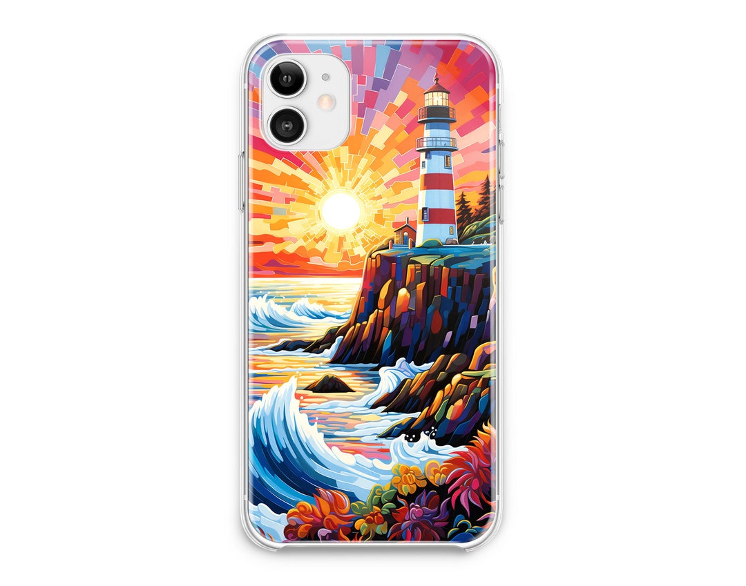 Ocean Sunset Phone Case - Clear Silicone for iPhone and Pixel - Etsy