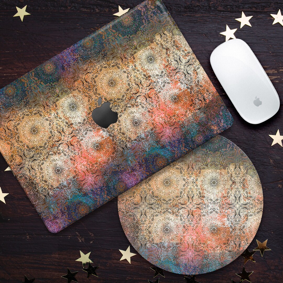 Laptop Case: Boho Mandala Print (snap-on, Lightweight, Waterproof) - Etsy