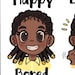Colorful Children's Emotions Poster | Cute Digital Print Featuring a ...