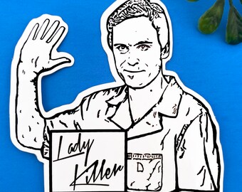 Ted Bundy Sticker | Etsy