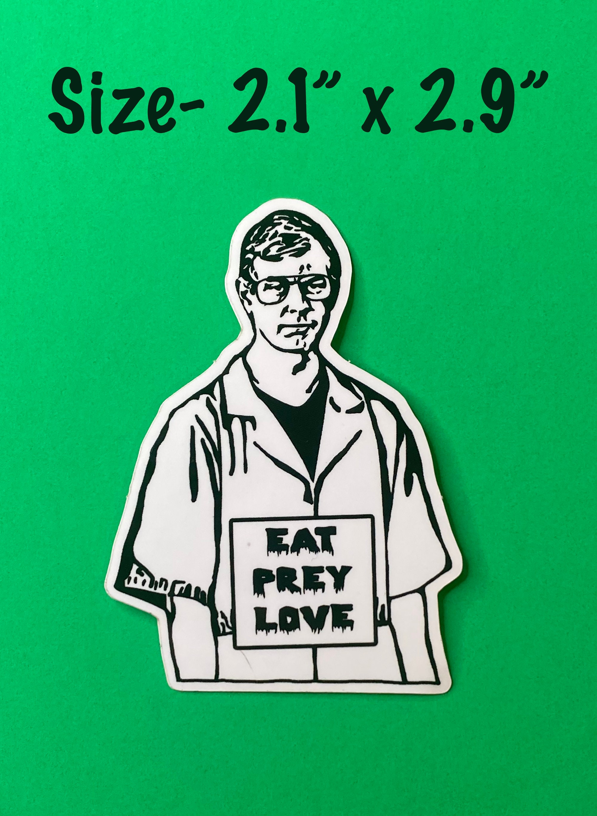 Jeffrey Dahmer Waterproof Vinyl Sticker Serial Killer Decal | Etsy