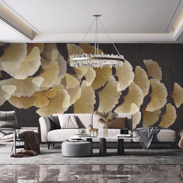 Removable Wallpaper Metallic - Etsy