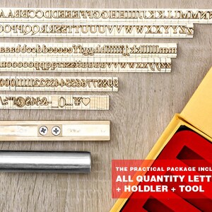 26 Interchangeable A-Z Alphabet Letter Stamp, Custom Alphabet Letter ...