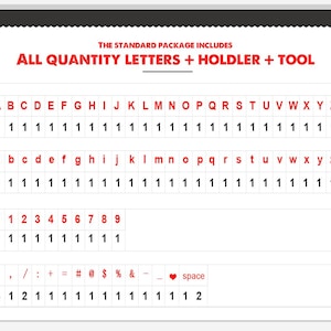 26 Interchangeable A-Z Alphabet Letter Stamp, Custom Alphabet Letter ...