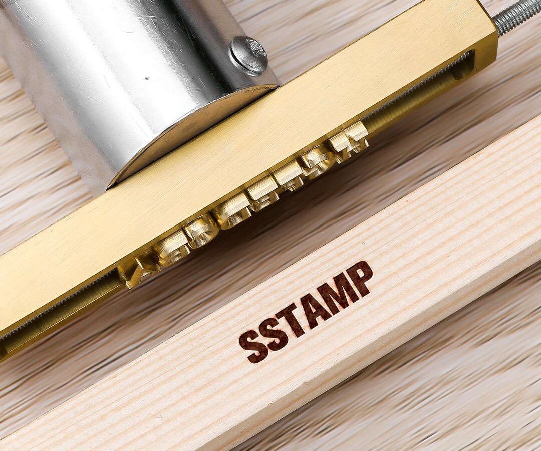 Metal Alphabet Stamp , Custom Character Stamp, Leather Branding Tool ...