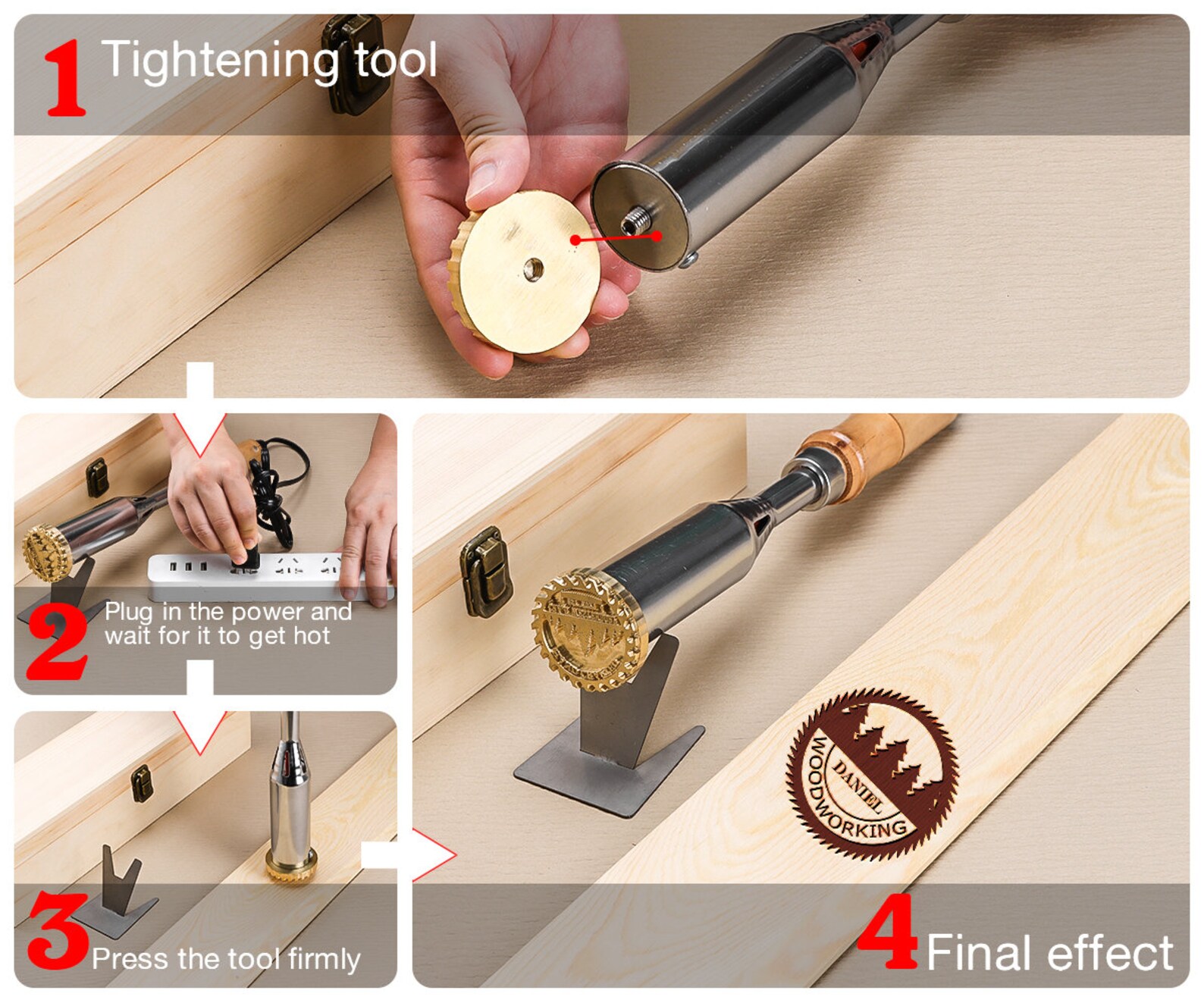 Custom Wood Branding Iron, Carpenter Gift, Woodwork Gift,custom ...