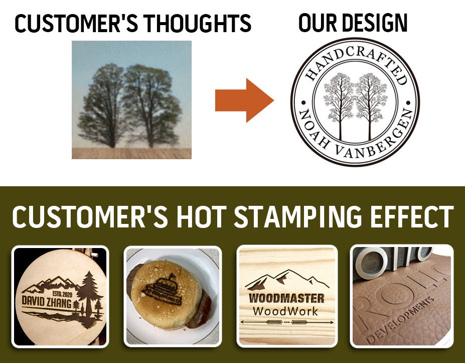 Custom Wood Burning Stamp / Custom Wood Branding Iron for - Etsy