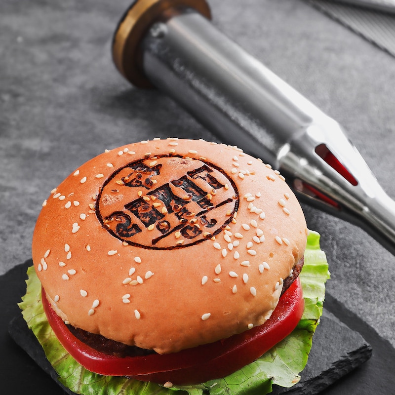 Burger Stamp - Etsy