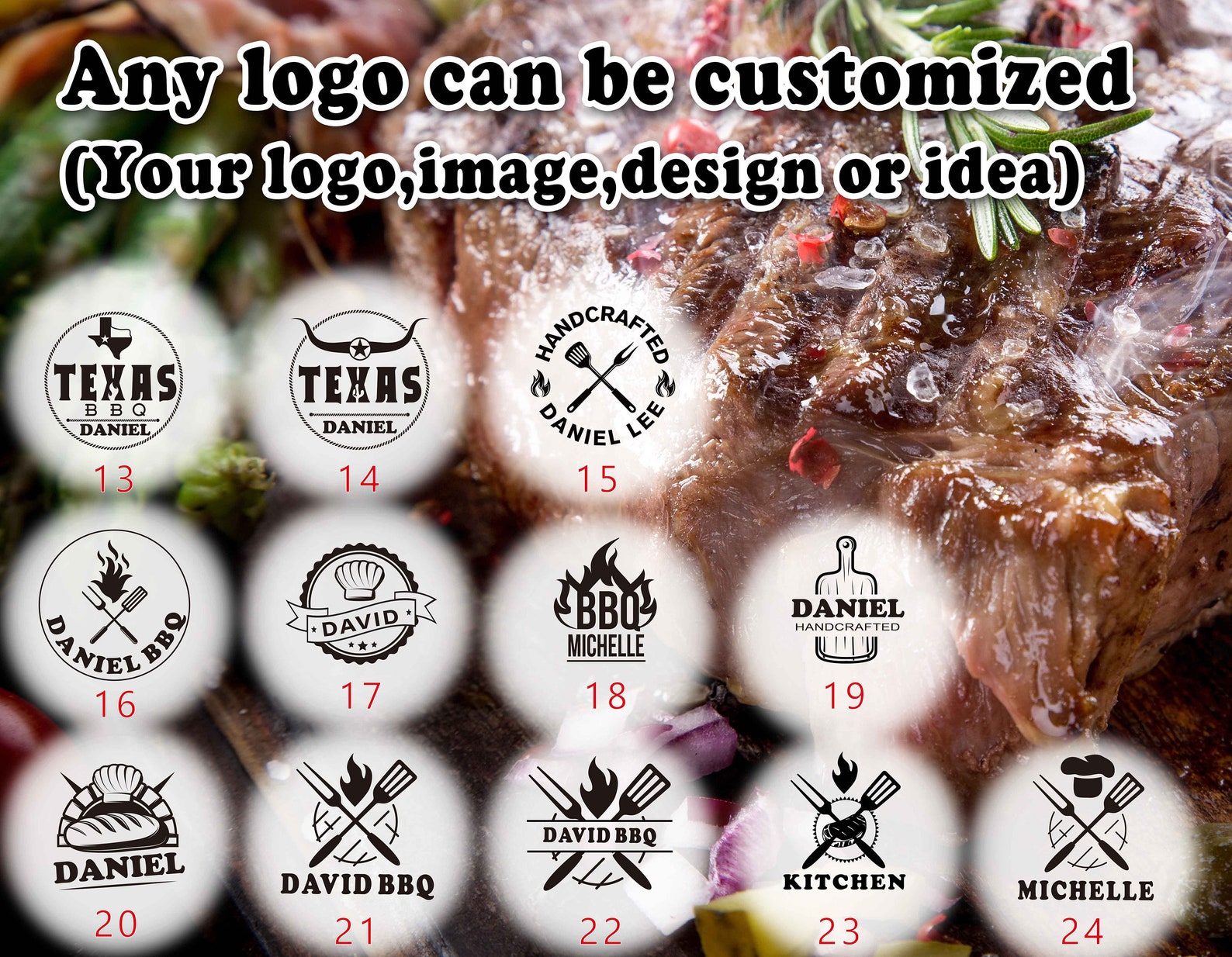 Custom Meat Branding Iron for Food Personalized Branding Iron - Etsy