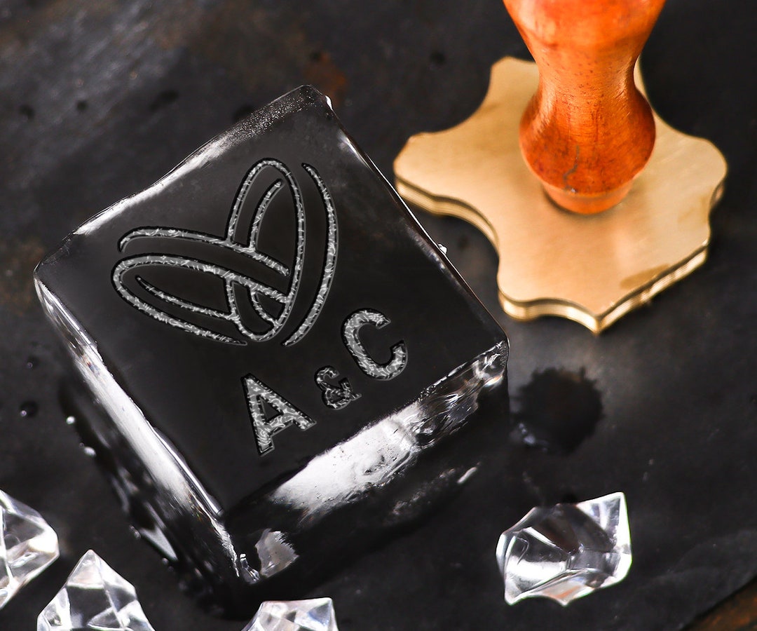 Custom Ice Mold, Custom Cold Drink Stamp, Branding Stamp for Ice Cubes ...
