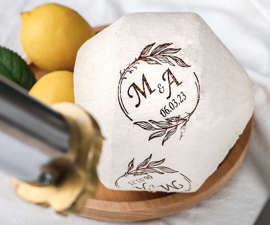 Custom Coconut Brand Stamps , Custom Flame Heated Brand Iron, Custom ...