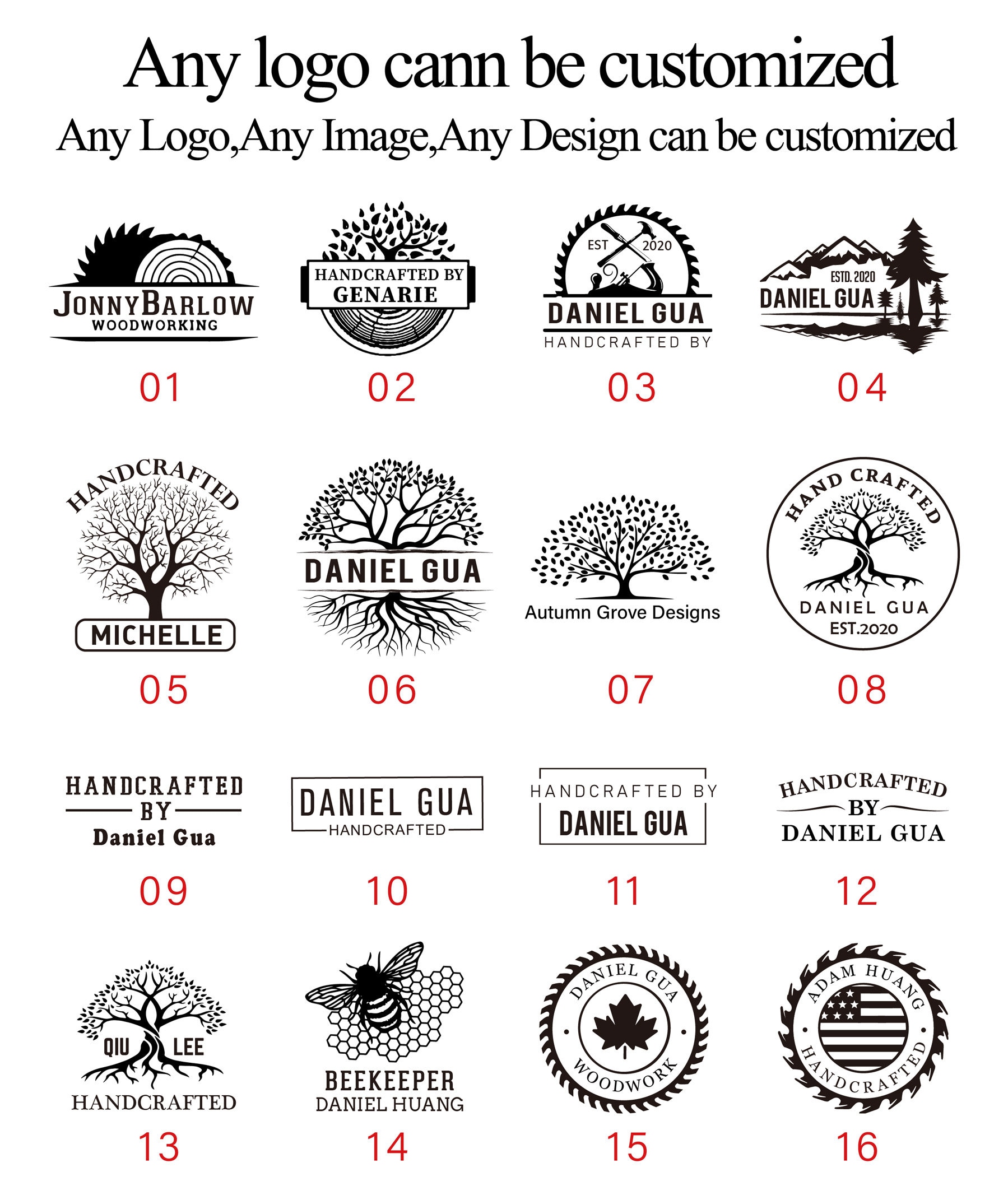 Custom Wood Branding Iron Carpenter Gift Woodwork - Etsy