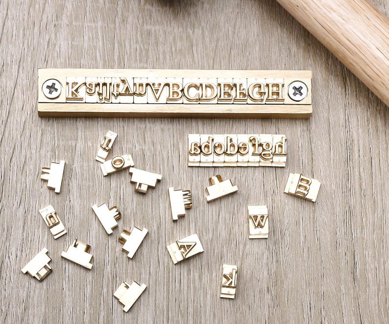 26 Interchangeable A-Z Alphabet Letter Stamp, Custom Alphabet Letter ...