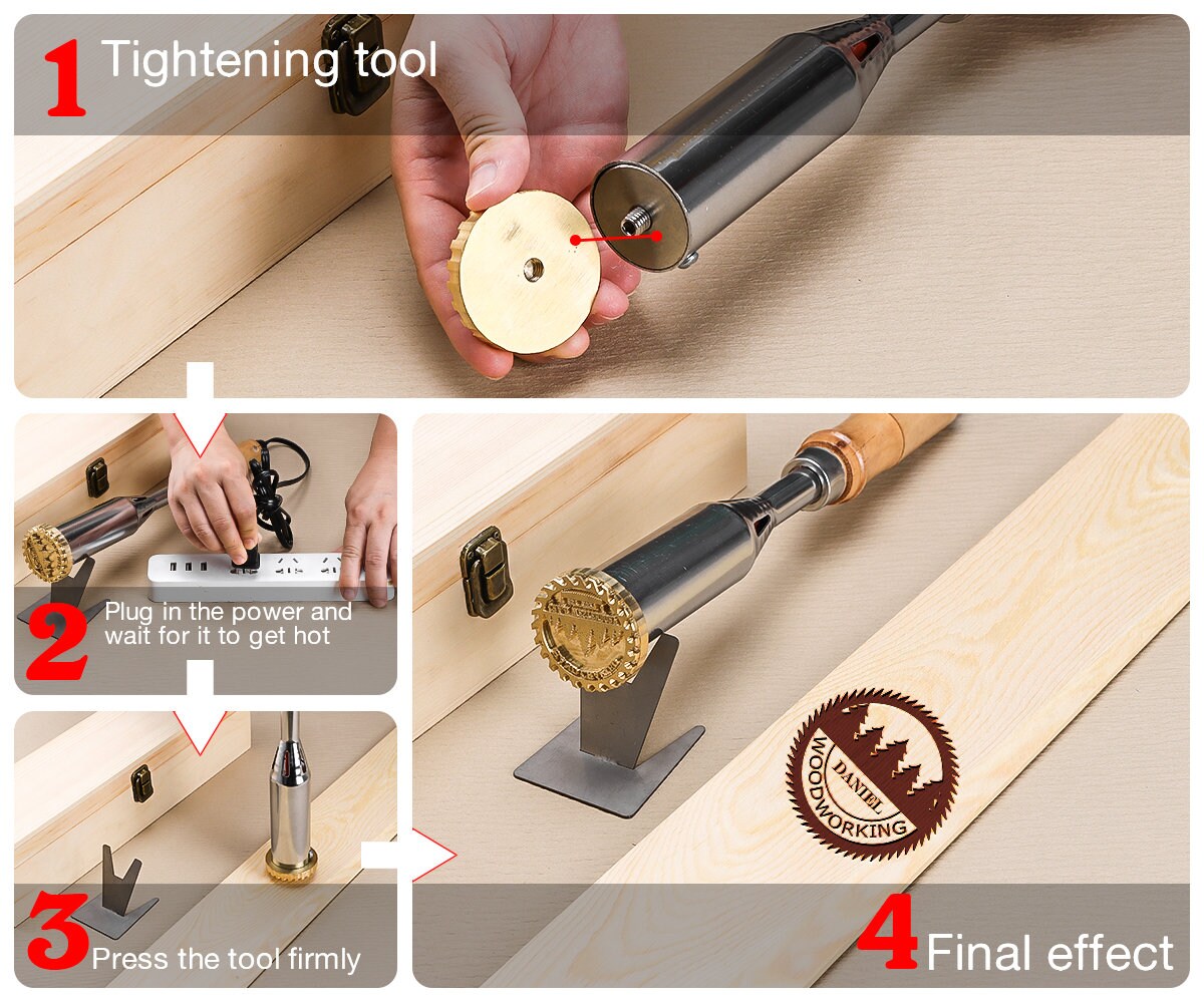 Custom Wood Burning Stamp / Custom Wood Branding Iron for - Etsy