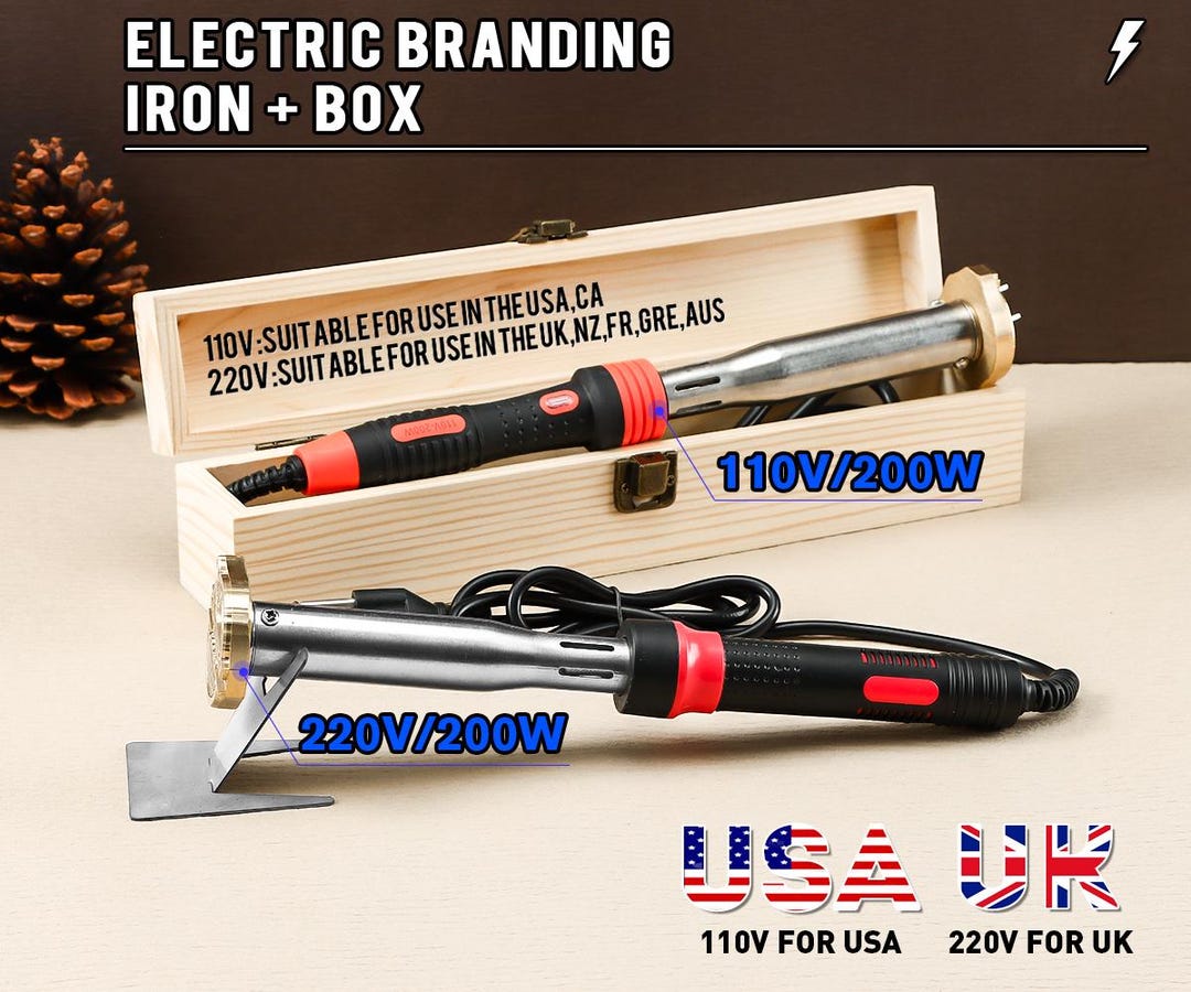 Personalized Wood Brander, Electric Wood Burning Stamp, Wood Branding ...