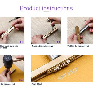 26 Interchangeable A-Z Alphabet Letter Stamp, Custom Alphabet Letter ...