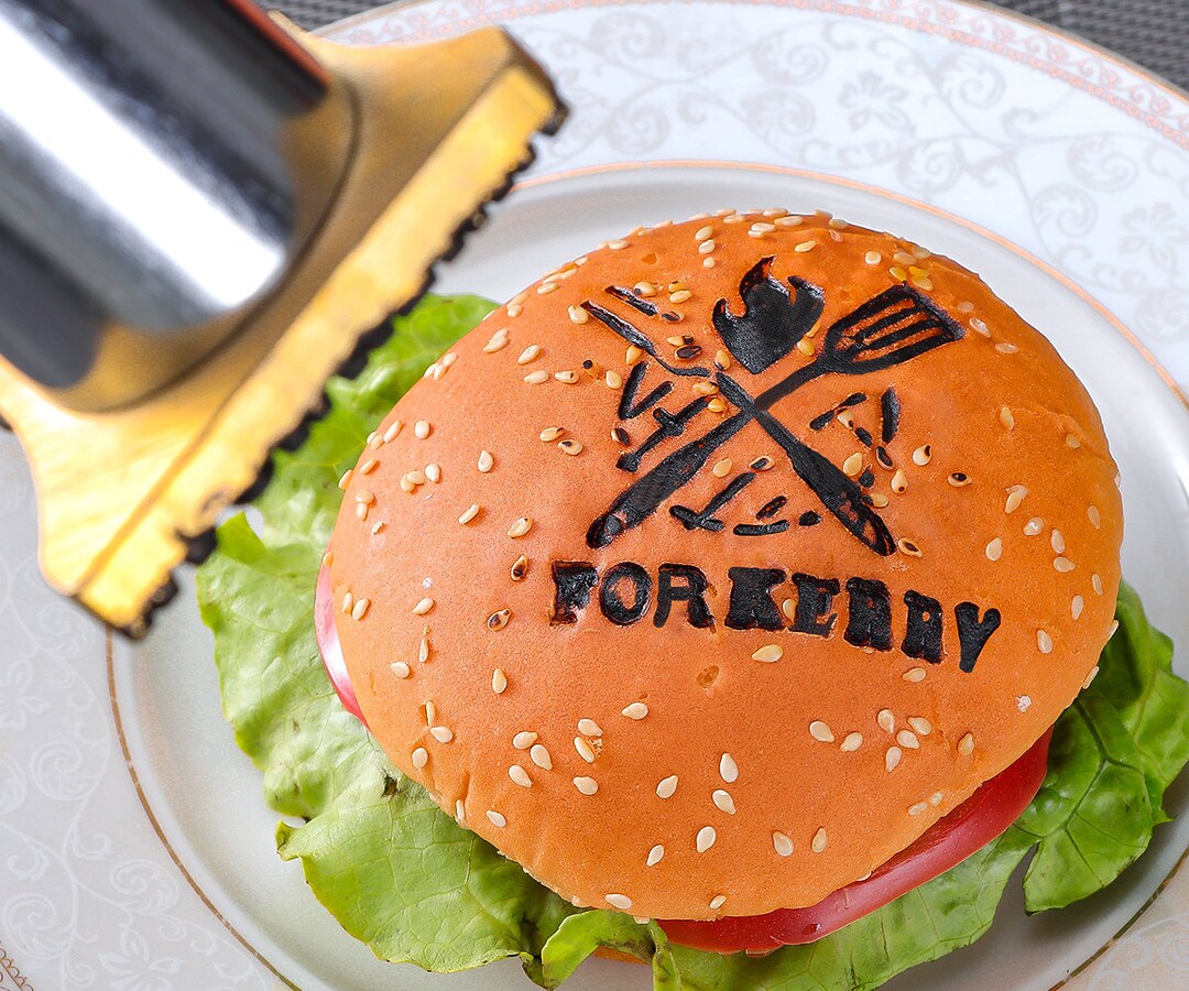 Branding Iron Stamp for Food, Bread, Burger, Cake, Toast, Beef, Steak ...