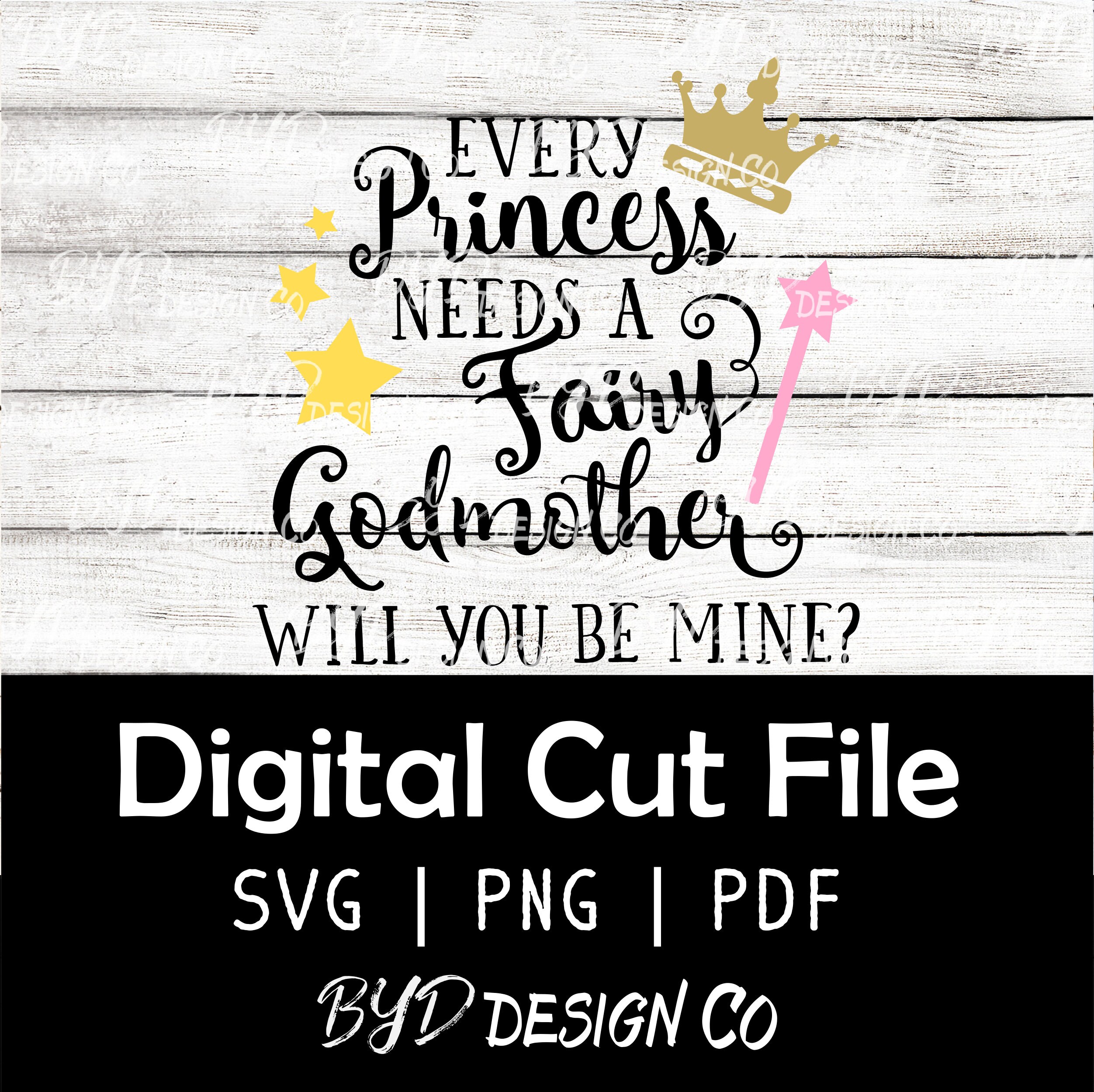 Fée Marraine SVG, Cadeau féerique de marraine, Proposition féerique de ...