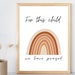Boho Nursery Rainbow Wall Art Printable Rainbow Baby Wall - Etsy